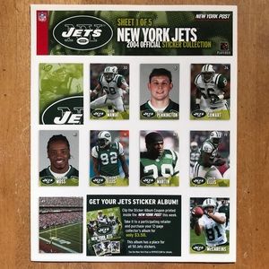 Players Inc | Toys | 204 Ny Jets Giants Sticker Collection | Poshmark